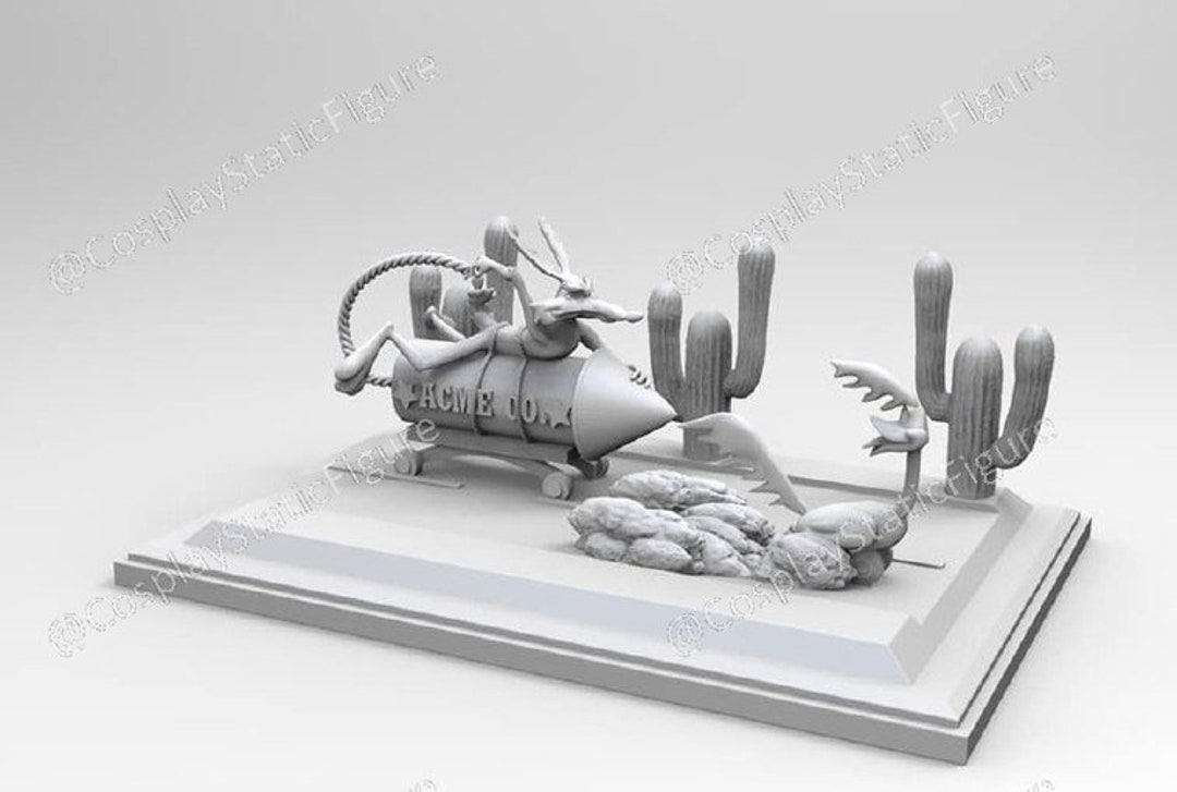 Bibip Will Coyote 3D STL File - 3D Design 3D Printer Bibip Will Coyote ...