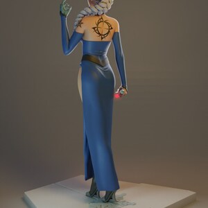 Cgtrader Darth Elsa 3D STL File - 3D Design 3D Printer Darth Elsa STL ...