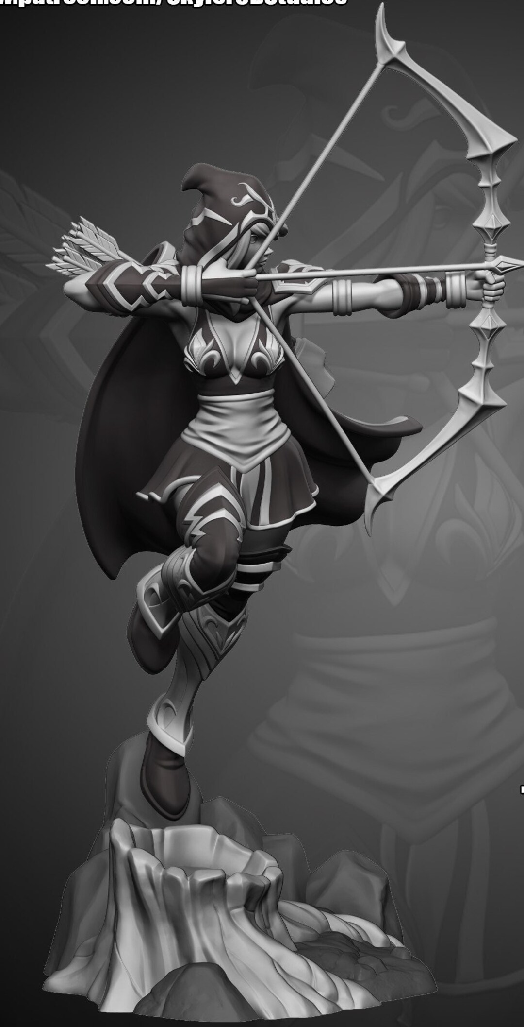 Ashe 3D STL File - 3D Design 3D Printer Ashe STL - Etsy