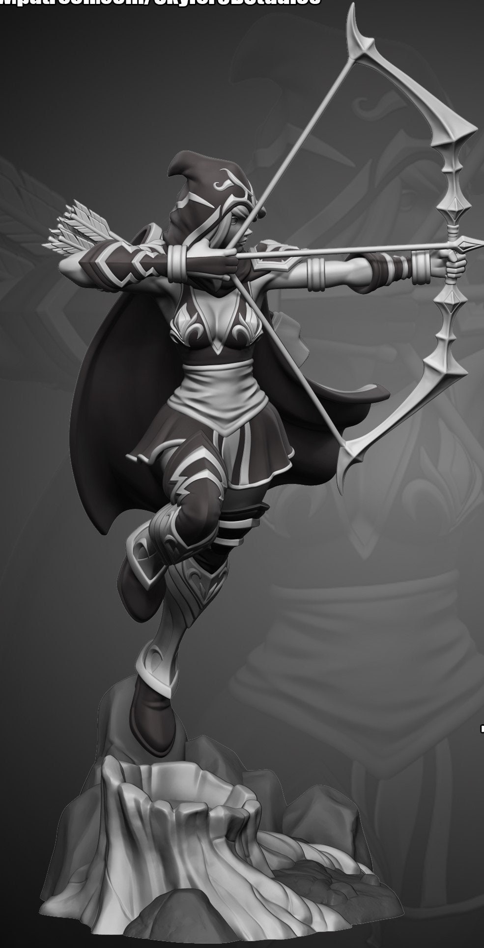 Ashe 3D STL File - 3D Design 3D Printer Ashe STL - Etsy
