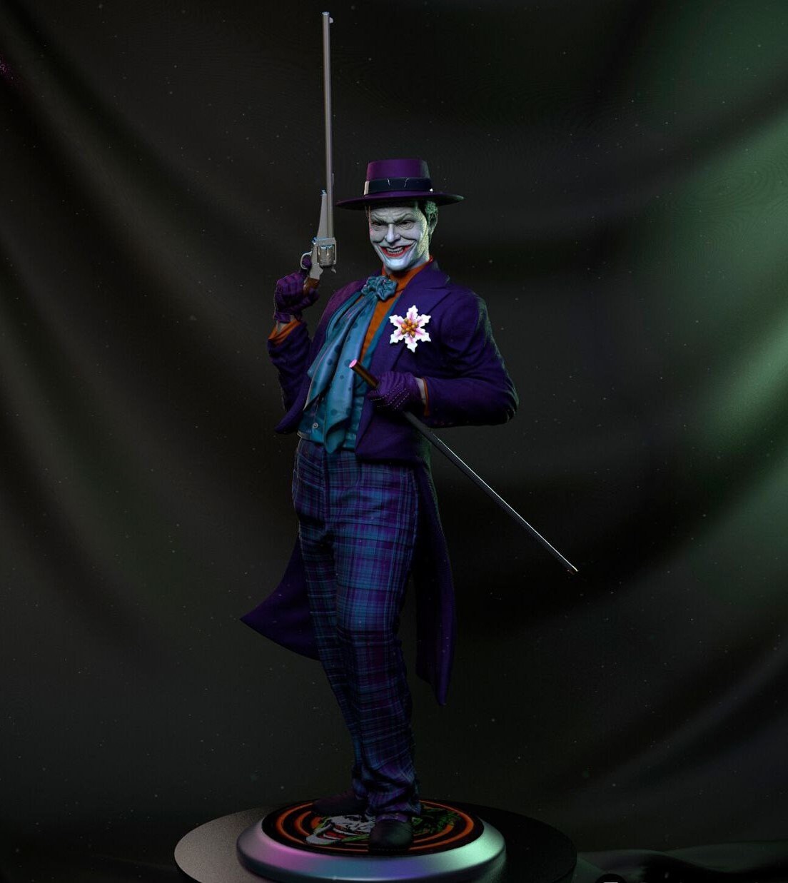 Nicholson Joker 3D STL Datei - 3D Design 3D Drucker Joker STL - Etsy.de