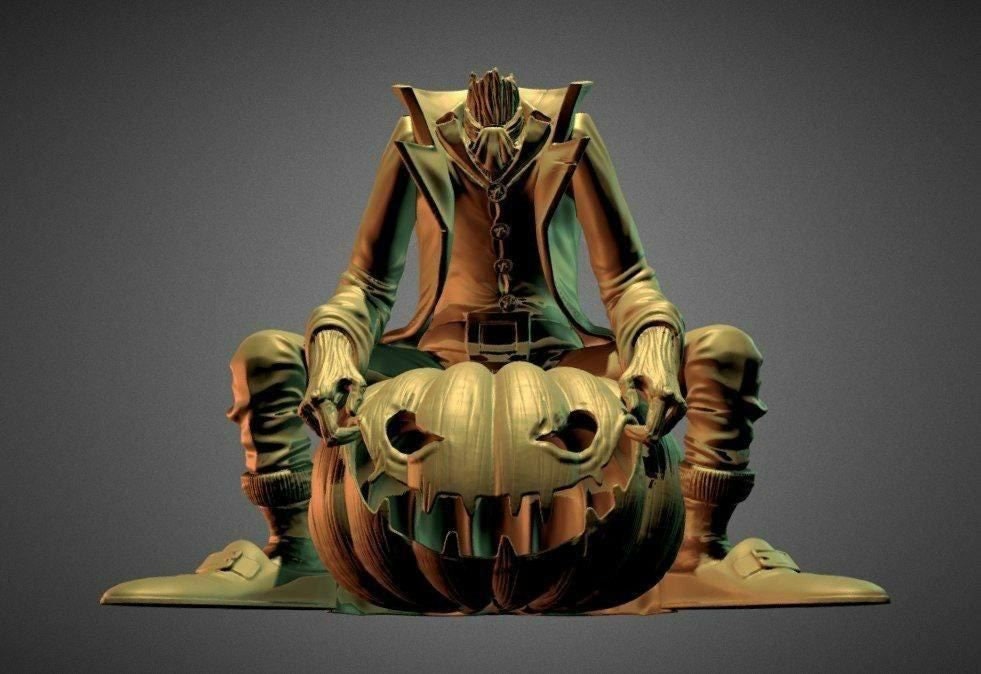 Pumpkin Lantern 3D STL File - 3D Design 3D Printer Pumpkin Lantern STL ...