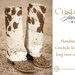 Cowhide Cowboy Boots Cover | Handmade Cowhide Boot Covers for Cowgirls ...