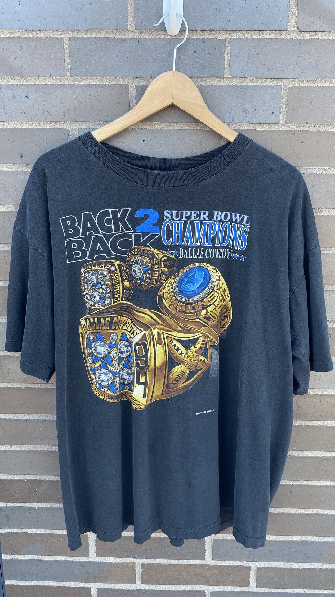Vintage 1994 Dallas Cowboys NFL Football T-shirt / Super Bowl / Single ...