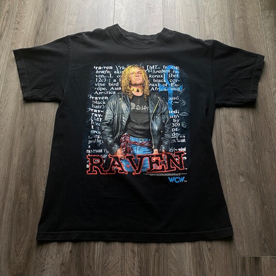 Vintage 1998 WCW Raven Wrestling T-Shirt / Vintage 90… - Gem