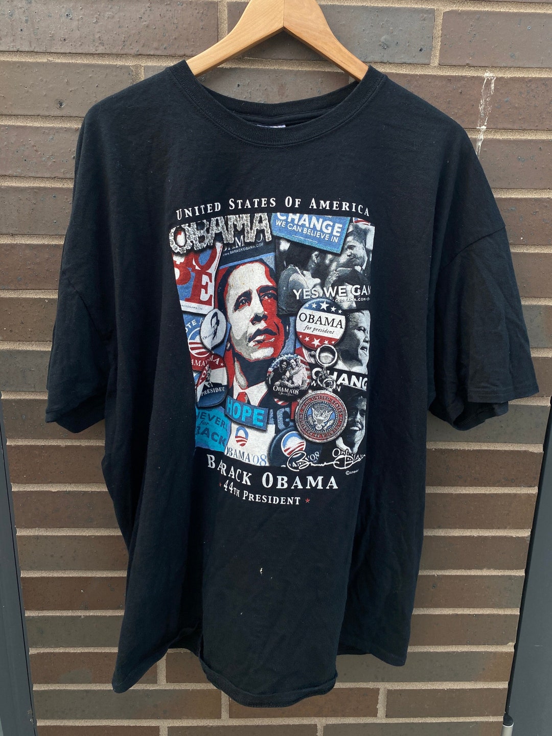Vintage President Barack Obama Campaign T-shirt / Graphic / USA ...
