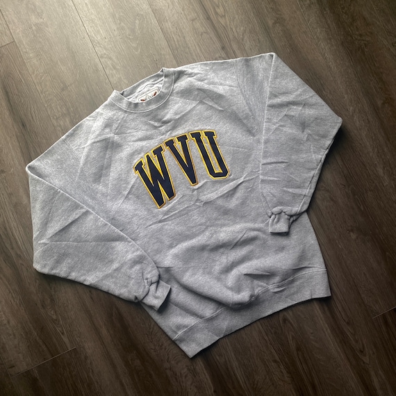 Vintage 90s West Virginia University Crewneck Sweatsh… - Gem