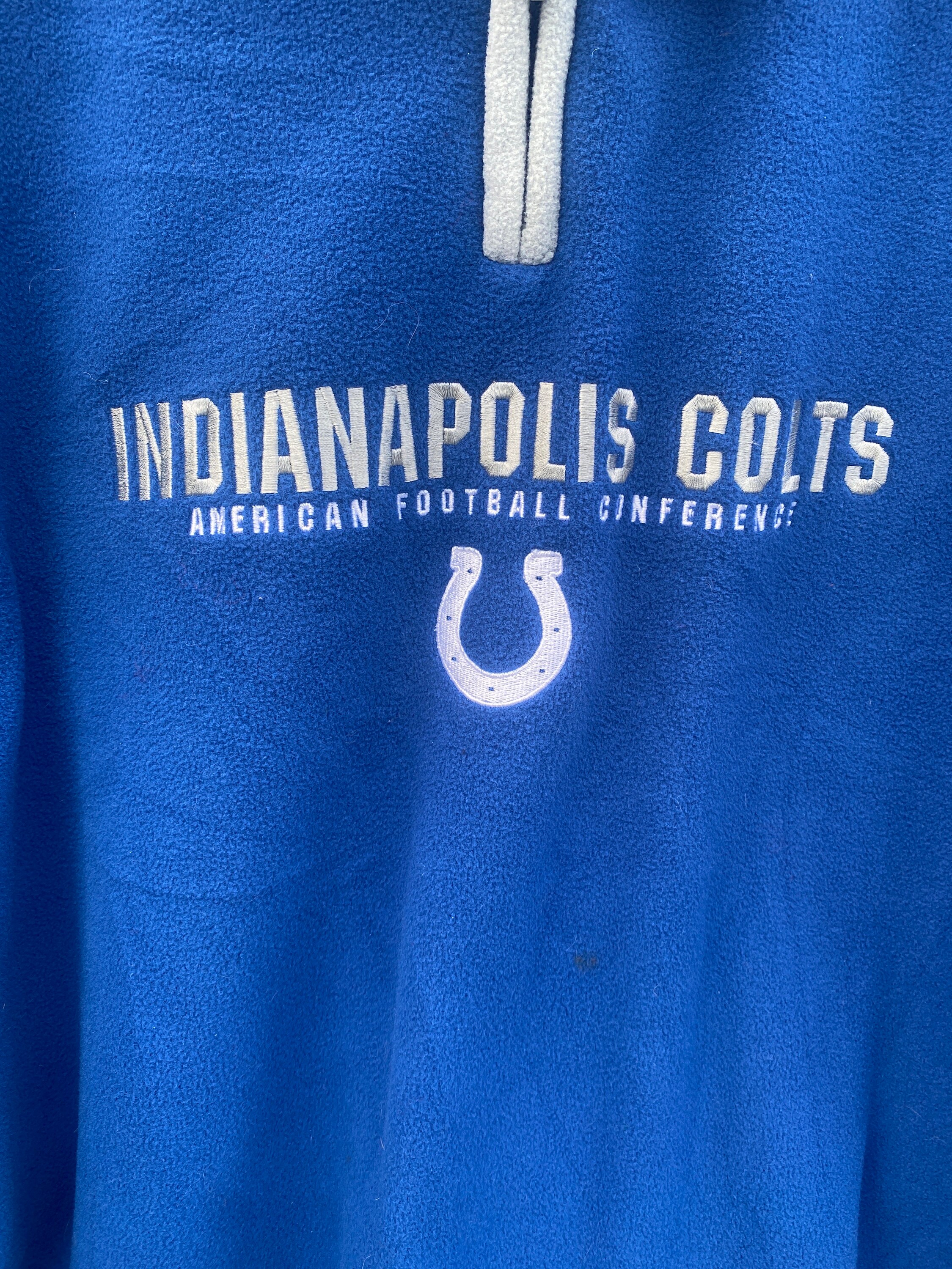 Vintage 90s Indianapolis Colts Quarter Zip Sweatshirt / Vintage Sweater ...