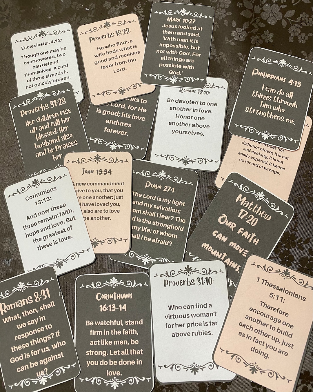 Bible Scripture Cards - Etsy