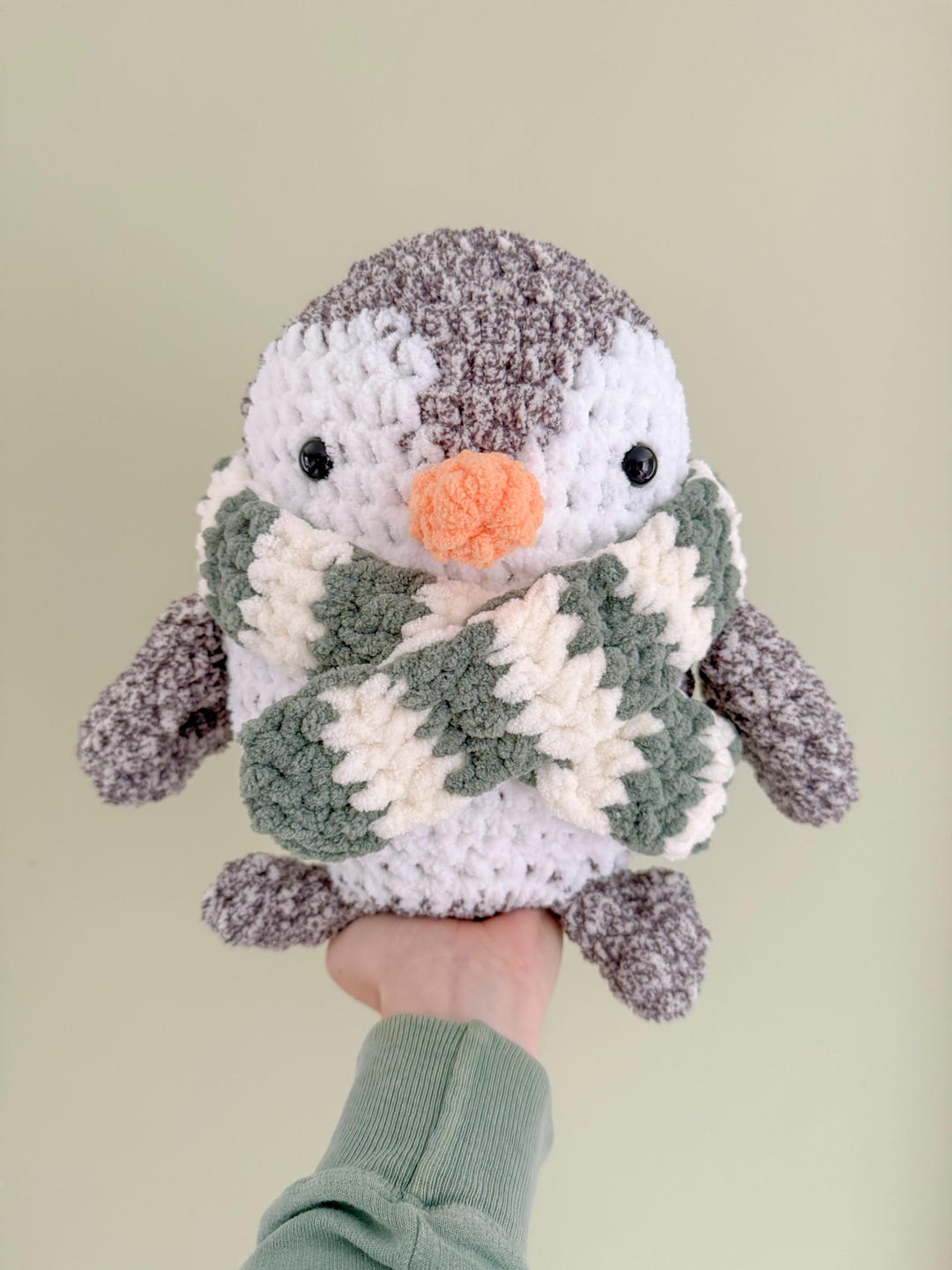 Penguin Crochet Plushie | Pudgie the Penguin | Handmade - Etsy