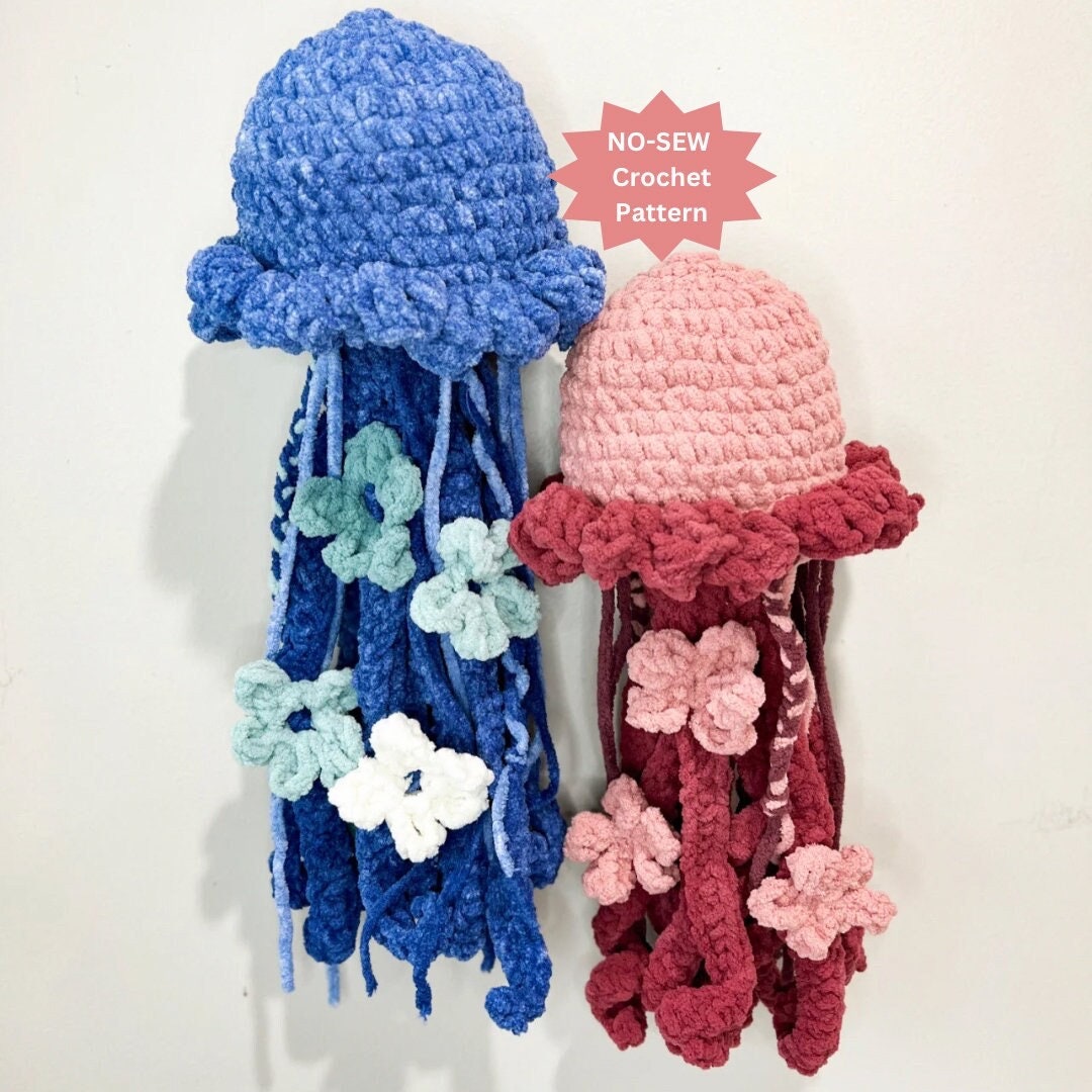 Jellyfish Crochet Pattern No Sew - Etsy
