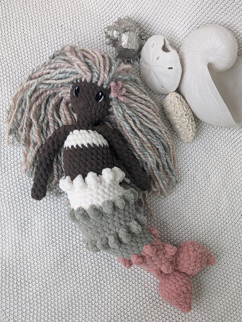 No Sew Mermaid Crochet Pattern | Mila the Mermaid - Etsy