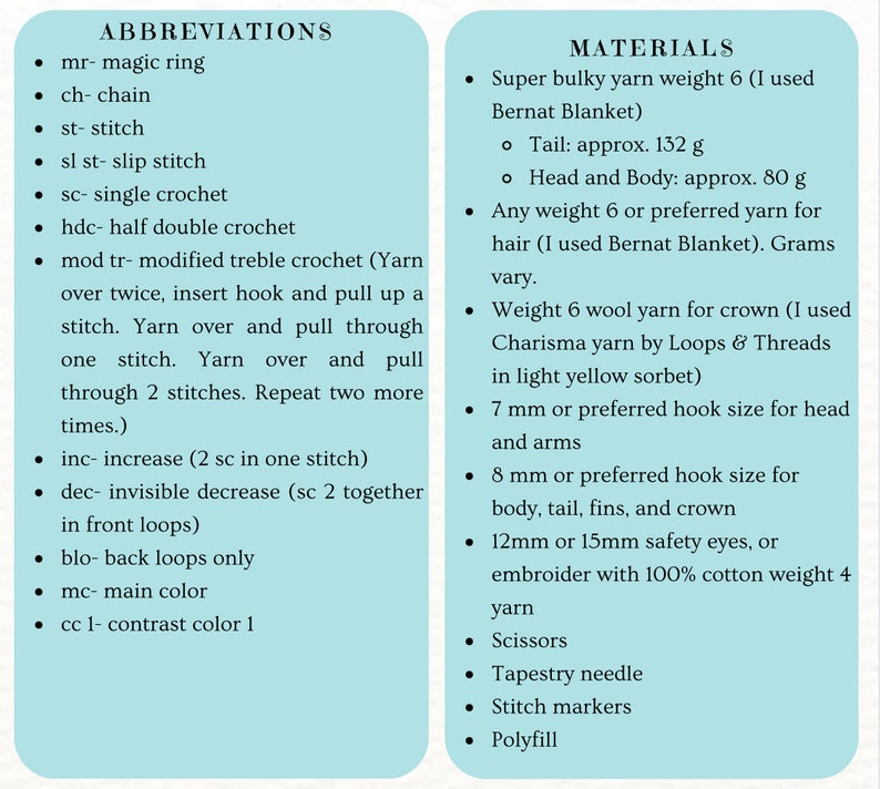 No-sew Merman Crochet Pattern | Marlin the Merman - Etsy