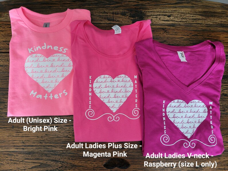 Pink Shirt Day. Portion Donated. Anti-bullying Shirt. Kindness Matters ...