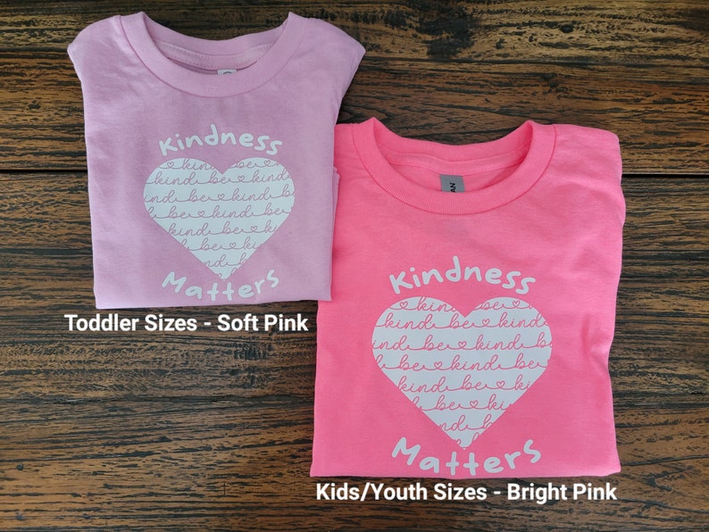 Pink Shirt Day. Portion Donated. Anti-bullying Shirt. Kindness Matters ...
