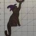 Spooky Cat Holding Bat, Halloween Wooden Door Accent, Spooky Decor, Cat ...