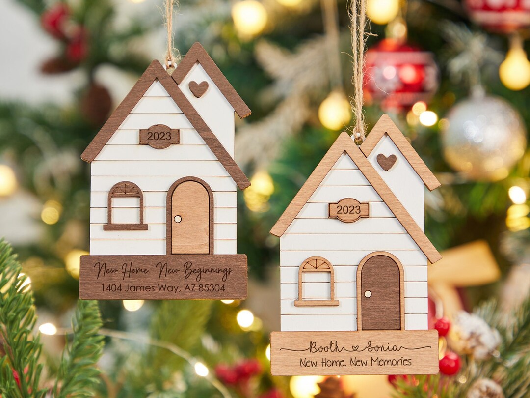 Custom First Home Christmas Ornament,personalized New Home Ornament,1st ...