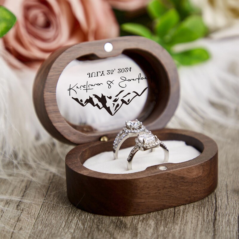 Wedding Ring Box - Etsy