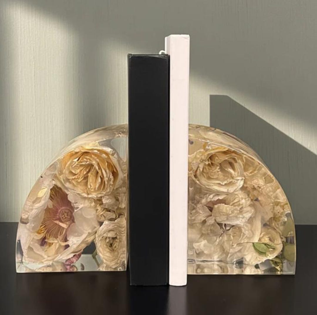 Custom Flower Preservation, Bookends, Floral Preservation, Funeral ...