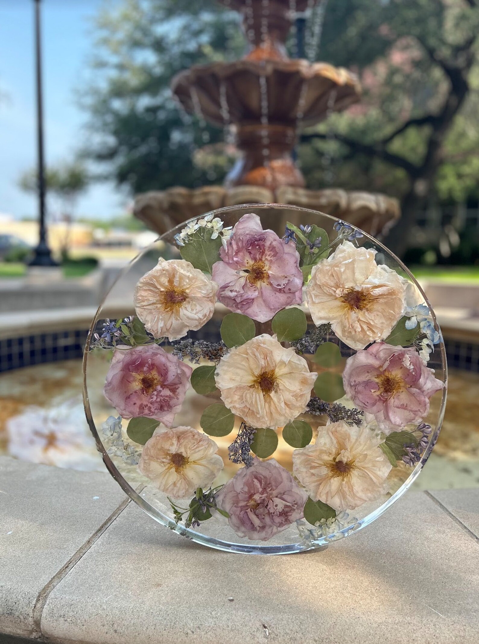 Custom Resin Floral Table, Flower Preservation, Floral Preservation ...