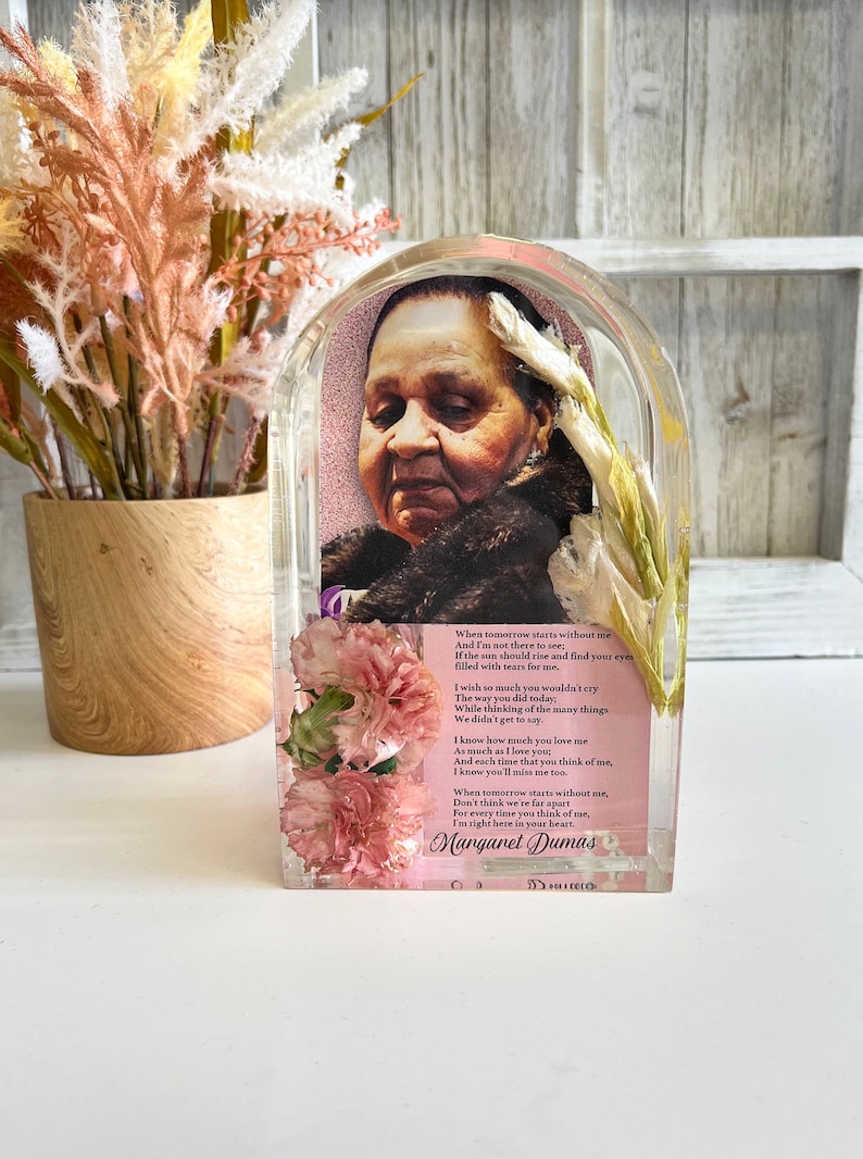 Custom Flower Preservation, Resin Arch, Floral Preservation, Funeral ...