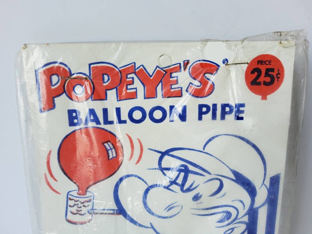 Popeye Balloon Pipe (1957) by Van Dam Rubber Company - Etsy