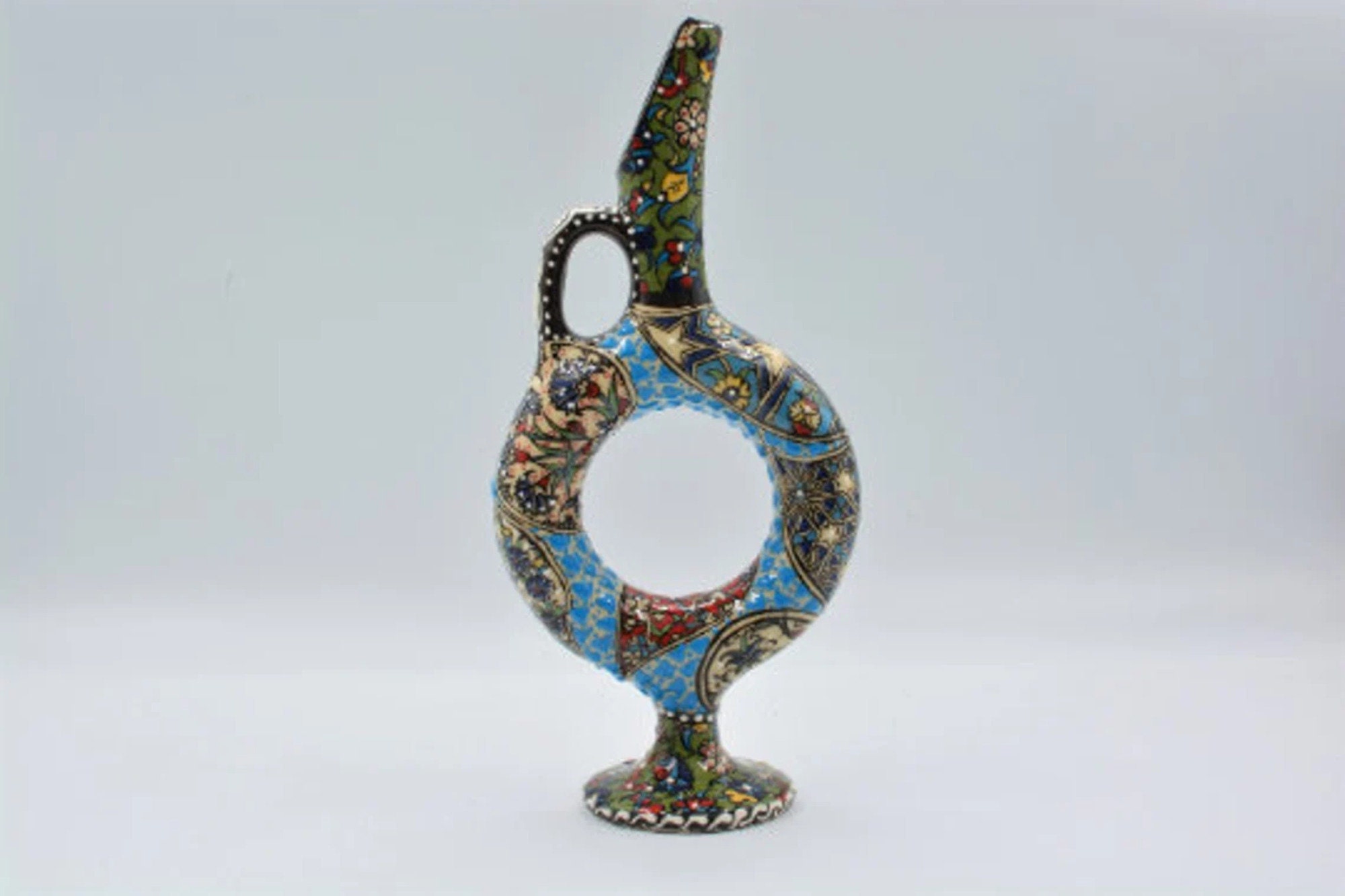 12 '' Perforated Vase, Hittite Art, Turkish Pottery, Collectible Vase ...