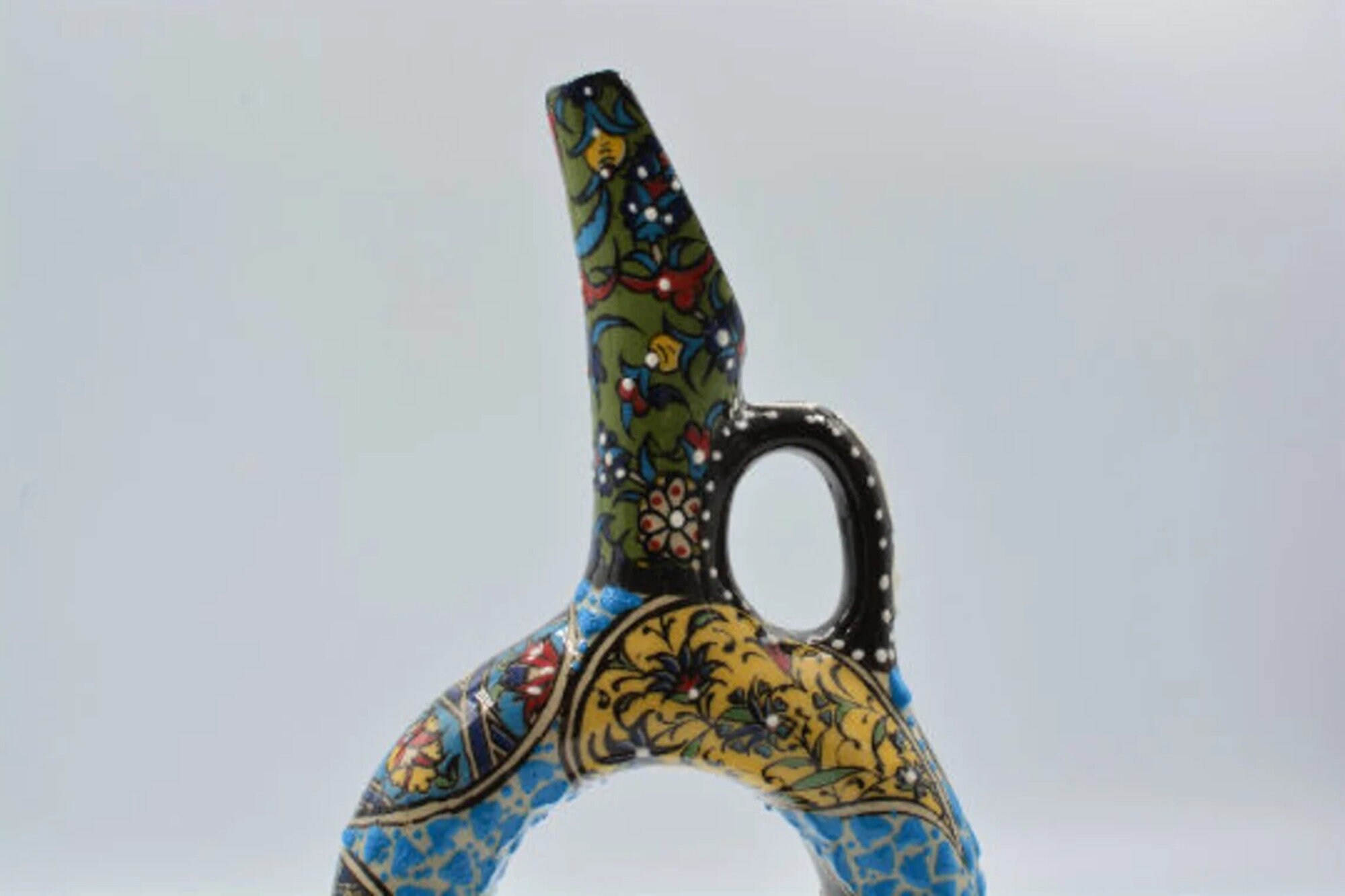 12 '' Perforated Vase, Hittite Art, Turkish Pottery, Collectible Vase ...