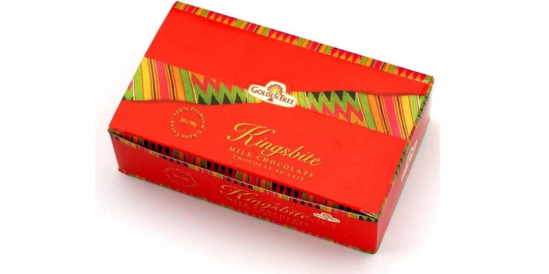 20 X 50g Golden Tree Milk Chocolate Kingsbite - 40% Ghana Cocoa - Etsy
