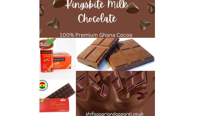 20 X 50g Golden Tree Milk Chocolate Kingsbite - 40% Ghana Cocoa - Etsy