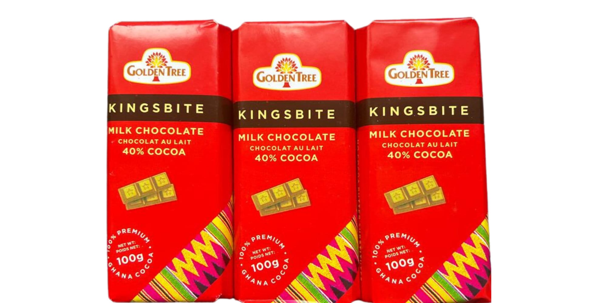 2 X 100g Kingsbite Milk Chocolate From Ghana - 40% Ghana Cocoa - Etsy