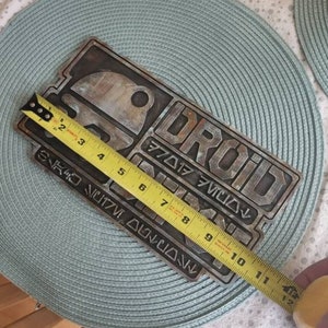 Droid Depot Inspired 3D Printed Sign Disneyland Disney World Galaxy's ...