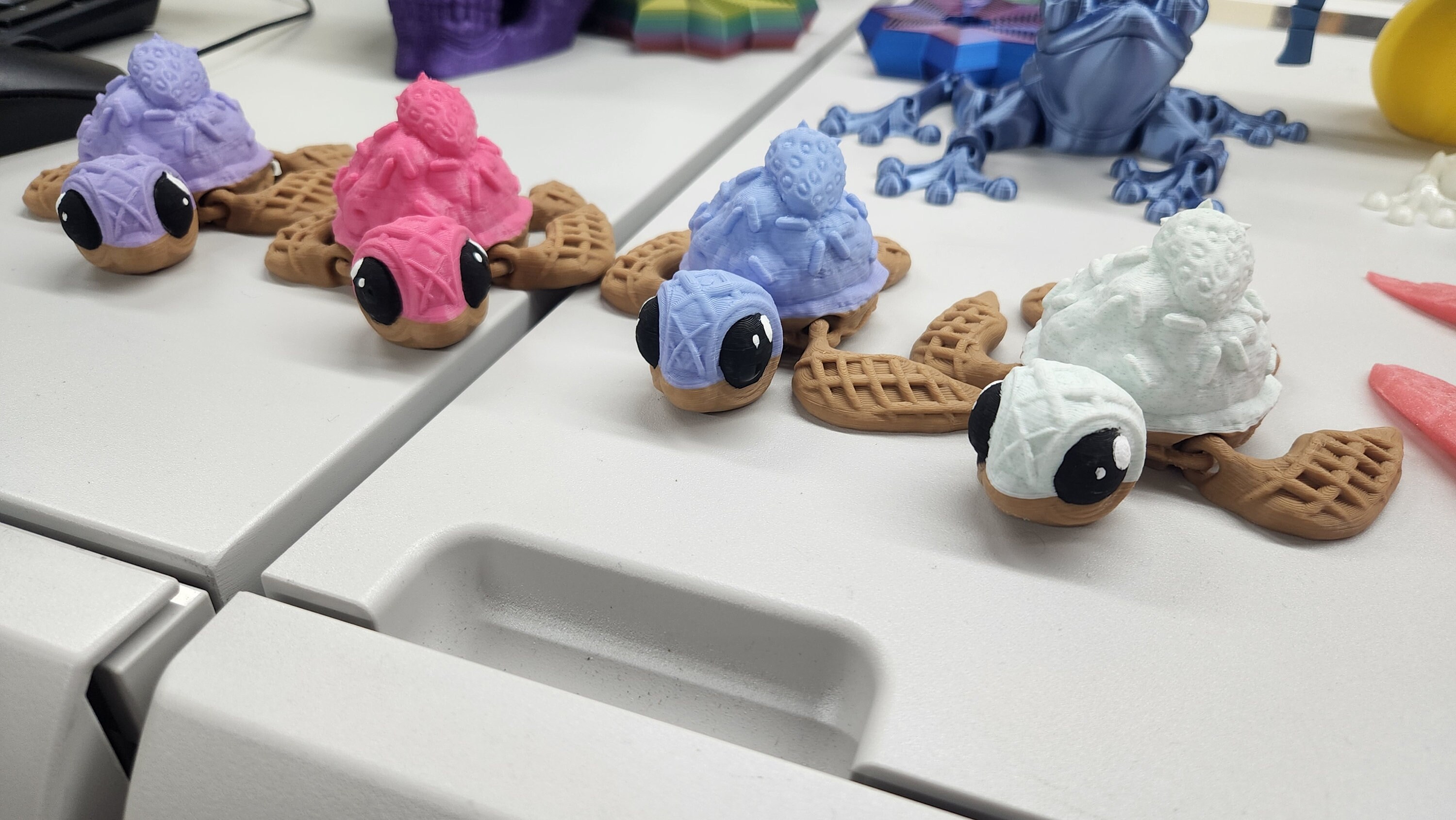 3D Printed Flexi Dessurtle Flexible Dessert Turtle - Etsy