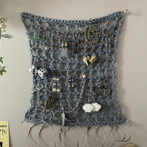PATTERN 4-in-1 Crochet Earring Mesh Netted Jewelry Holders Four Styles ...