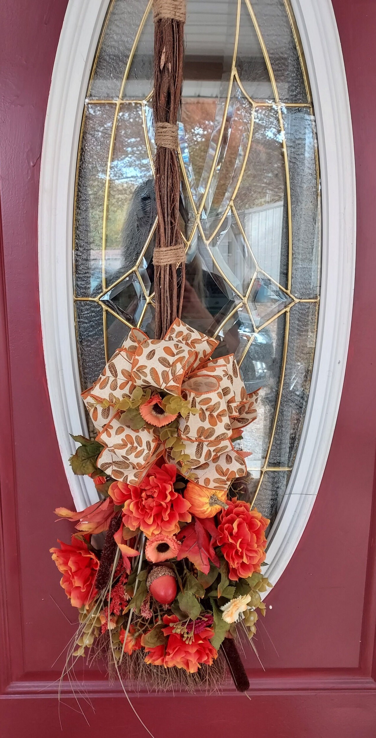 Scented Fall Broom Door Hanger - Etsy