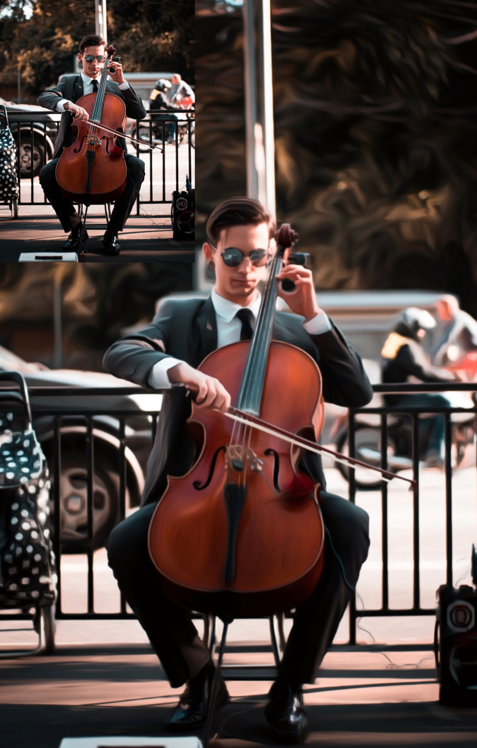 Musicians Portrait From Photo Musician Music Gift Wall Art Anniversary ...