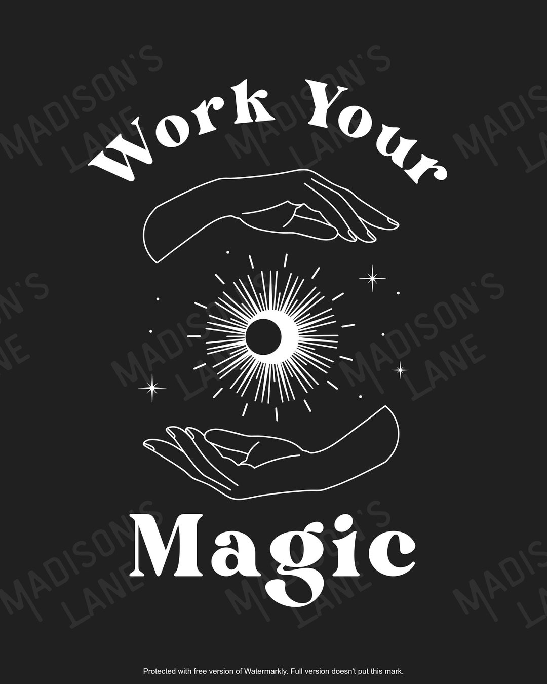 Work Your Magic Art Graphic Print - Etsy
