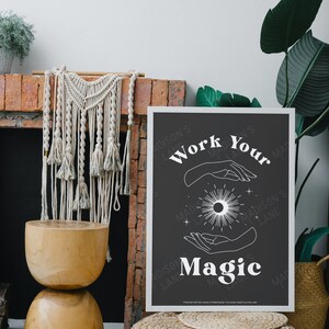 Work Your Magic Art Graphic Print - Etsy