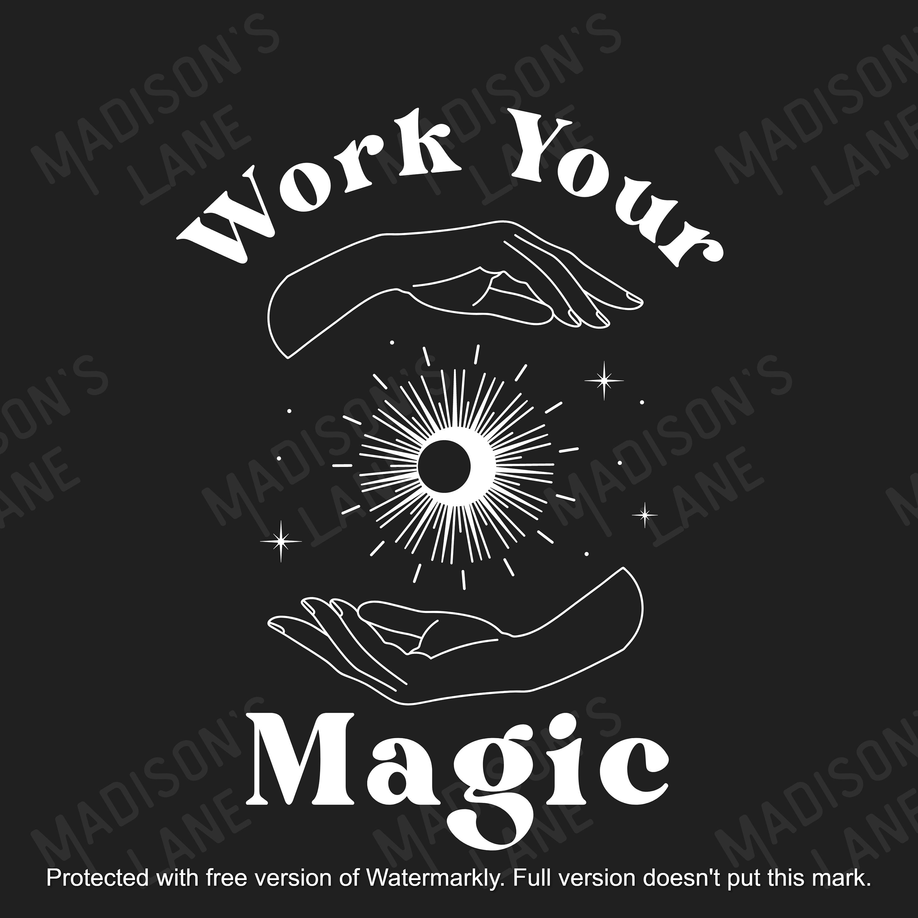 Work Your Magic Art Graphic Print - Etsy