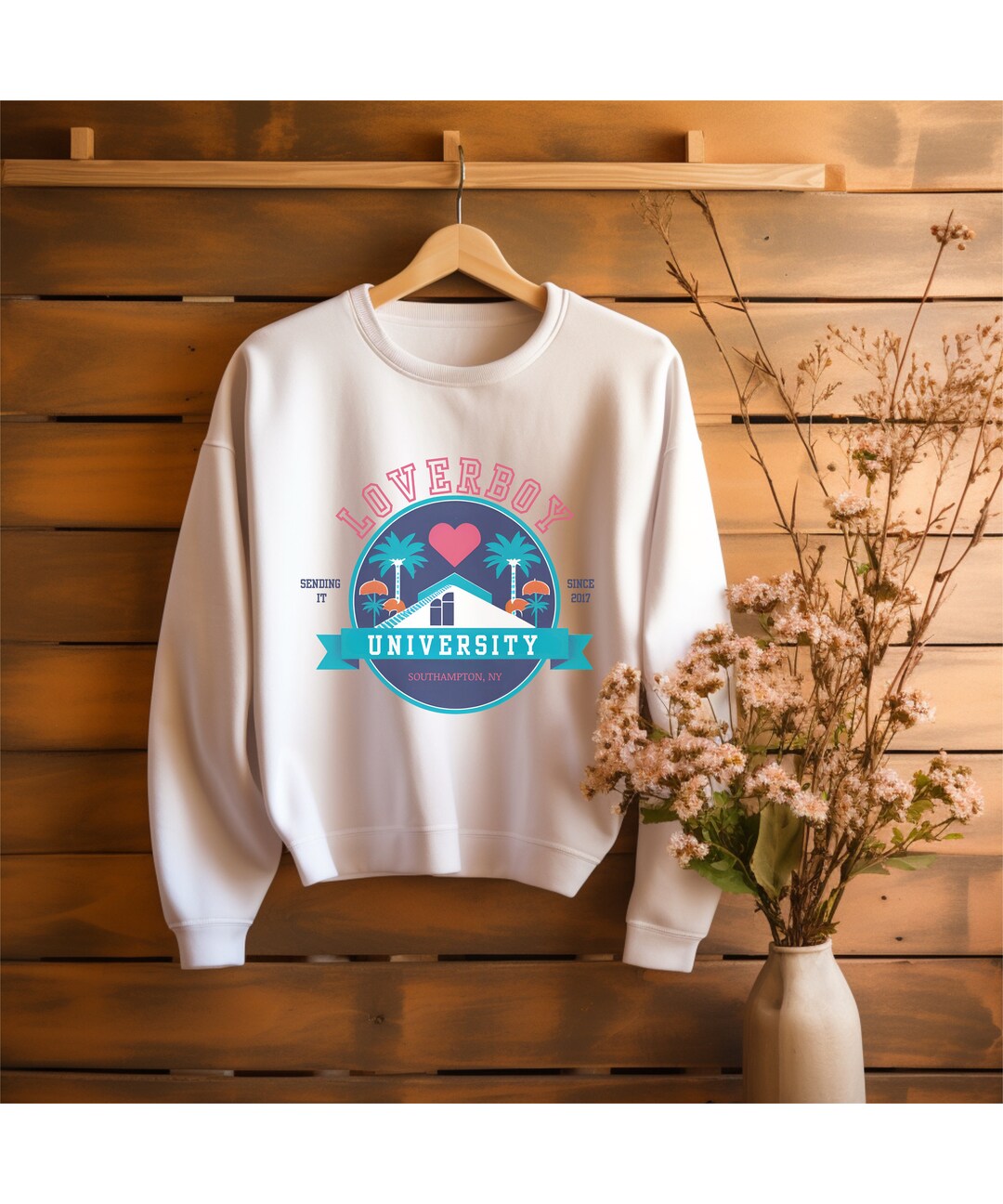 Loverboy University Summer House Crewneck Sweatshirt, Summer House ...
