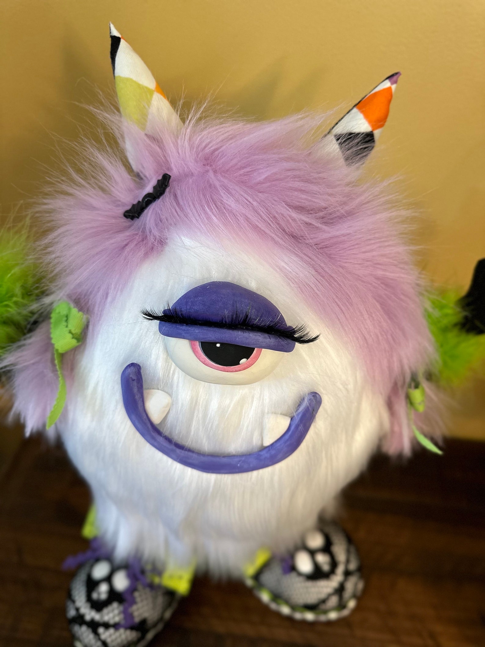 Halloween Monster Wreath Attachment: Spooky Fall Decor - Etsy