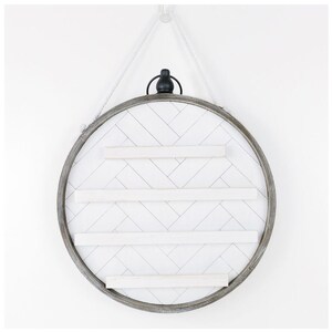 Reversable Welcome Sign for Front Door With Scrabble Tiles, Round ...