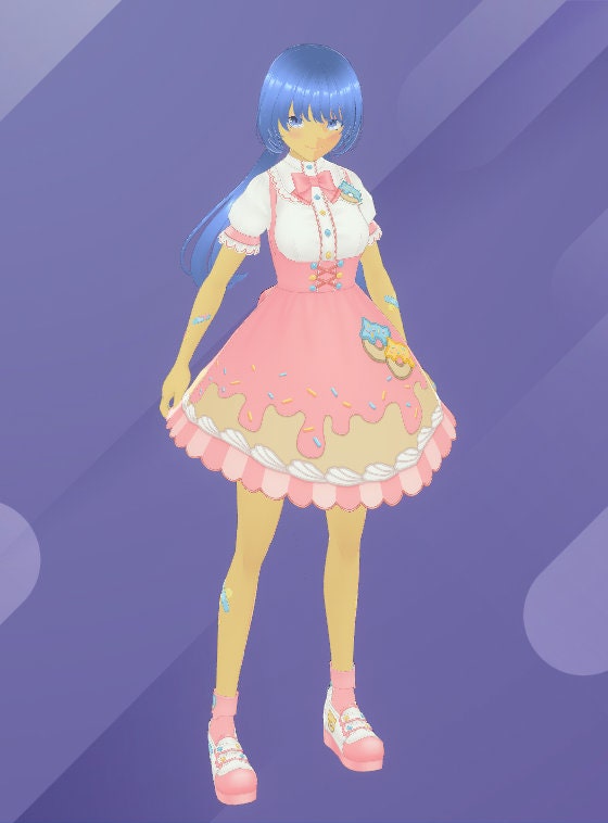 Premade Vtuber 3D Model / .VRM Format / Vroid Model Commission - Etsy ...