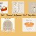 5 Fall Themed Instagram Post Templates, Hair Stylist Instagram Post ...