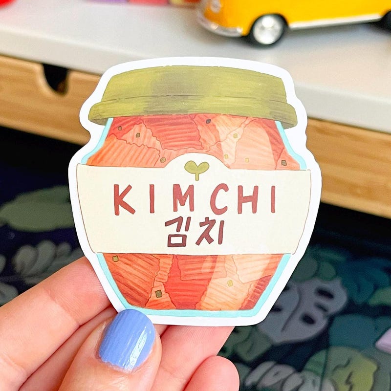 Kimchi Sticker - Etsy