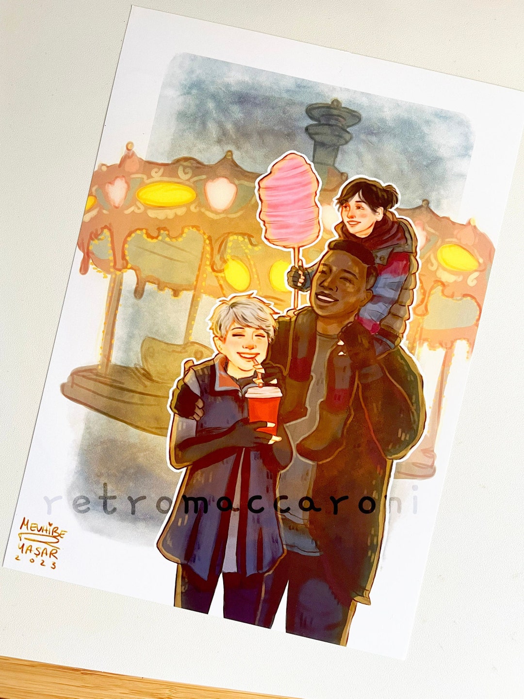 DBH Kara Luther Alice DBH Fanart Impresión - Etsy España