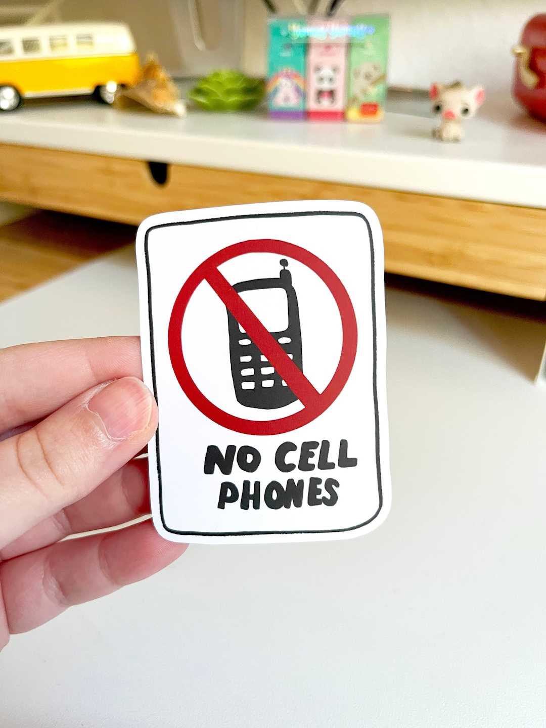 No Cell Phones Sticker Gilmore Girls Sticker Stars Hollow Matte ...