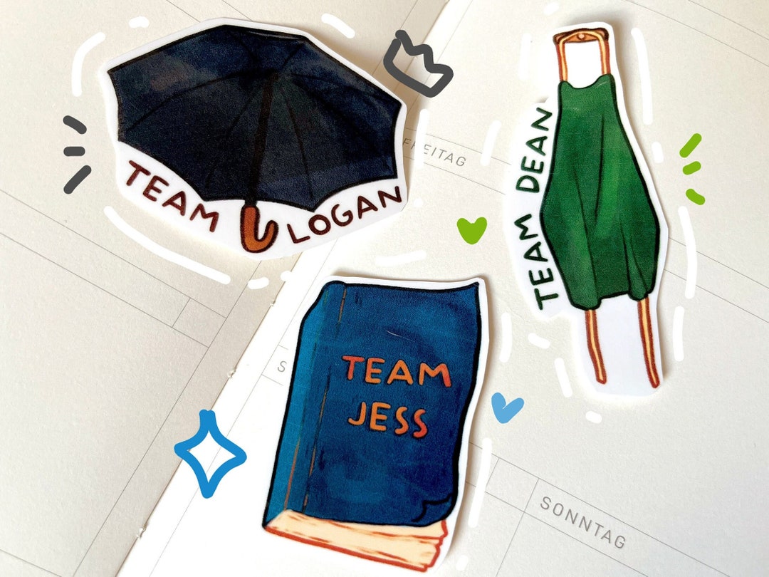 Gilmore Girls Teams Stickers | Jess Mariano Dean Forester Logan ...