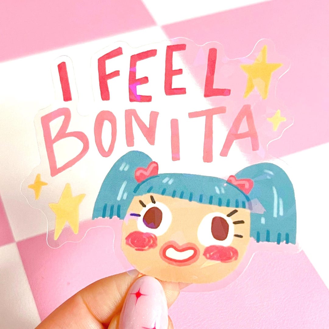 I Feel Bonita Holo Sticker | Vinyl Waterproof Sticker - Etsy