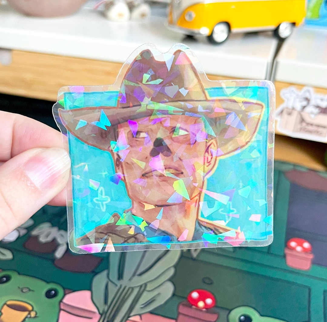 The Ghoul Fallout Sticker | Walton Goggins Sticker | Clear Holographic ...